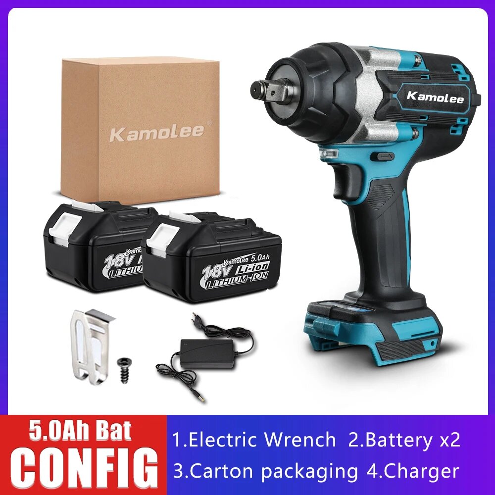 Kamolee 1800 аккумуляторный гайковерт