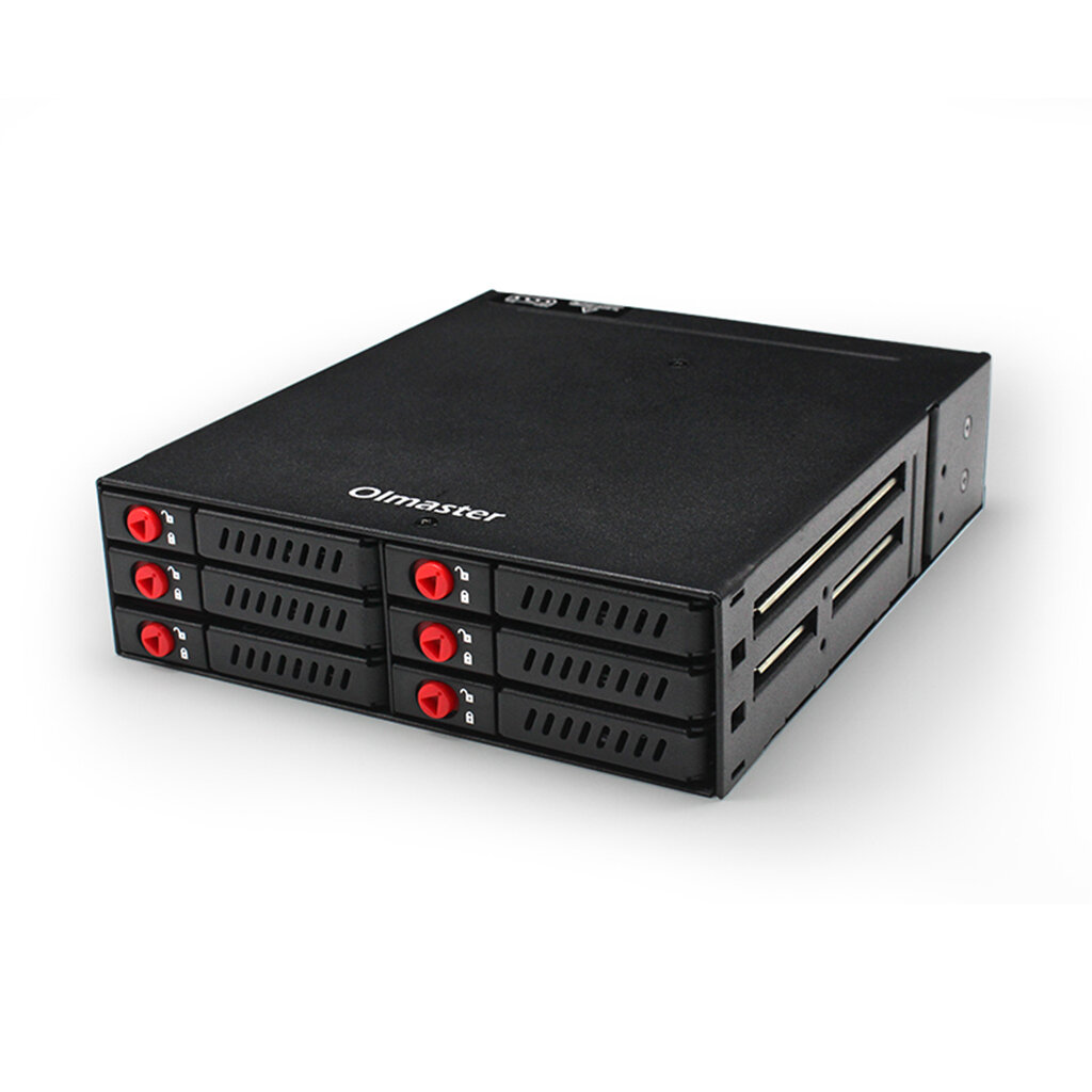 Резервный компьютер для жесткого диска Case MR-6601 с 6 отсеками для хранения данных на 2,5-дюймовом твердотельном накопителе Sata SSD