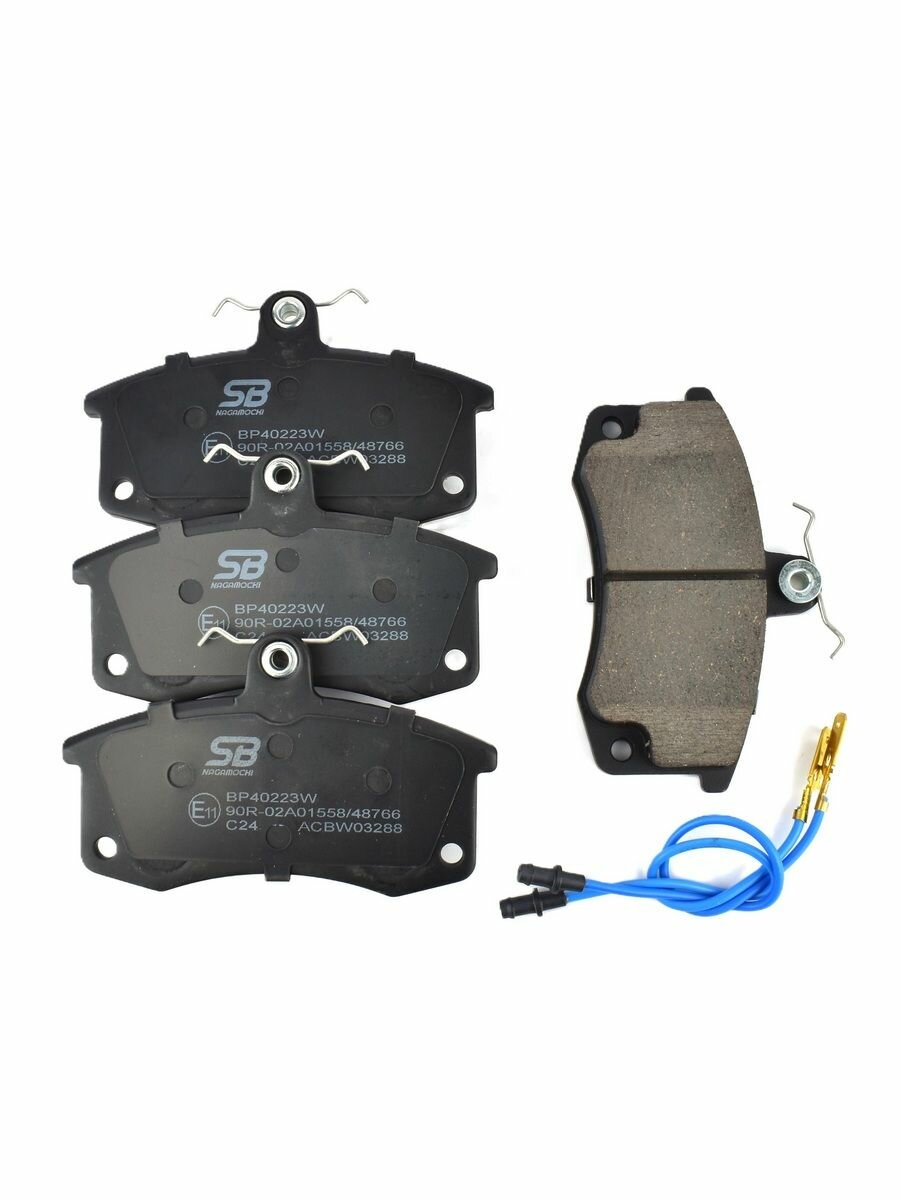Колодки тормозные дисковые передние для а/м LADA Samara, Kalina, Granta, SB NAGAMOCHI BP40223W