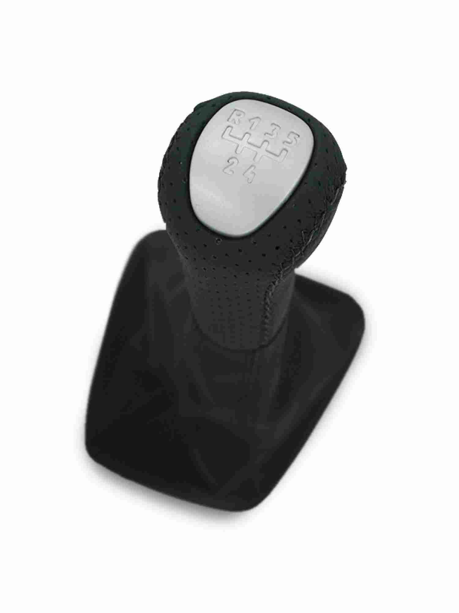 Ручка КПП c чехлом для Лада Гранта (чёрная строчка) со старой КПП belais #19488