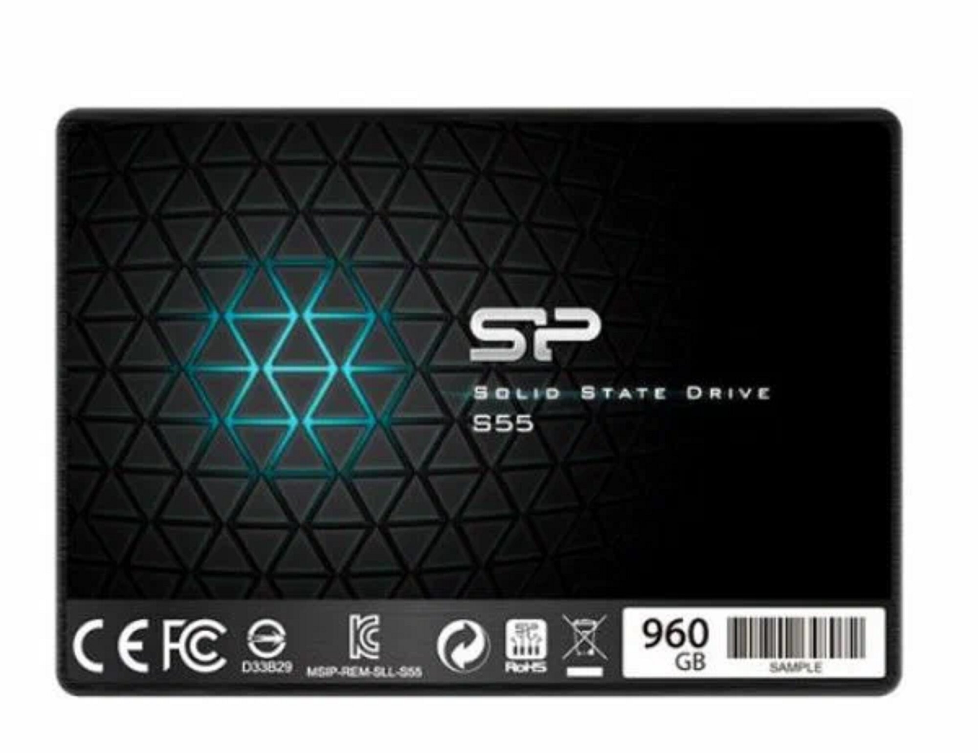 Накопитель SSD 2.5' Silicon Power SP960GBSS3S55S25, 960Гб, 2.5", SATA