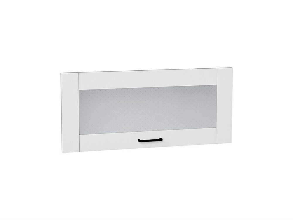 VVT Фасад ФОП Лофт White Matrix 35.80 Super White, МДФ/Стекло Super White, 354*796*18