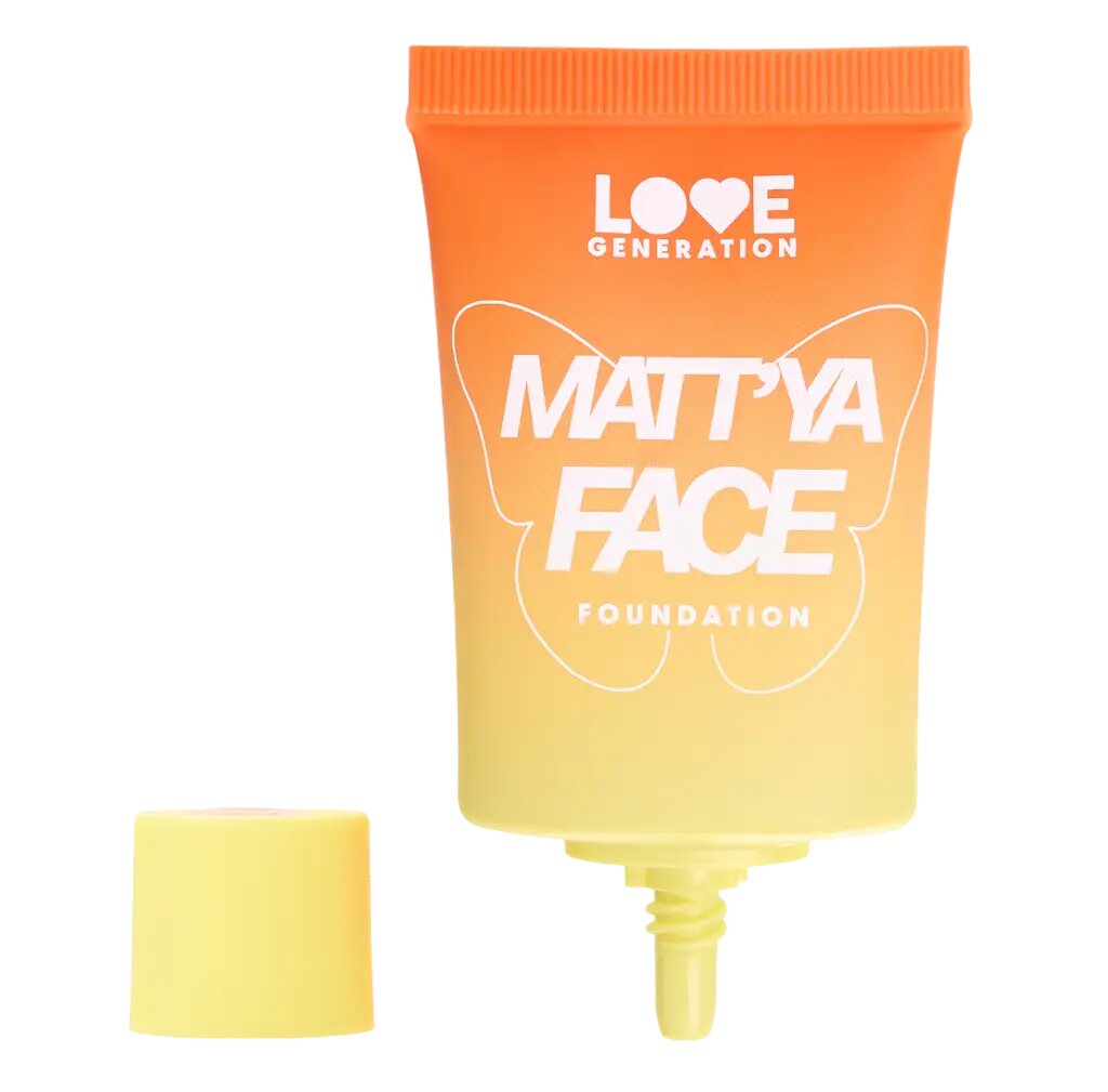Love Generation Матирующий тональный крем c экстрактом матчи Matt'ya Face тон 01 слоновая кость 30 мл 1 шт