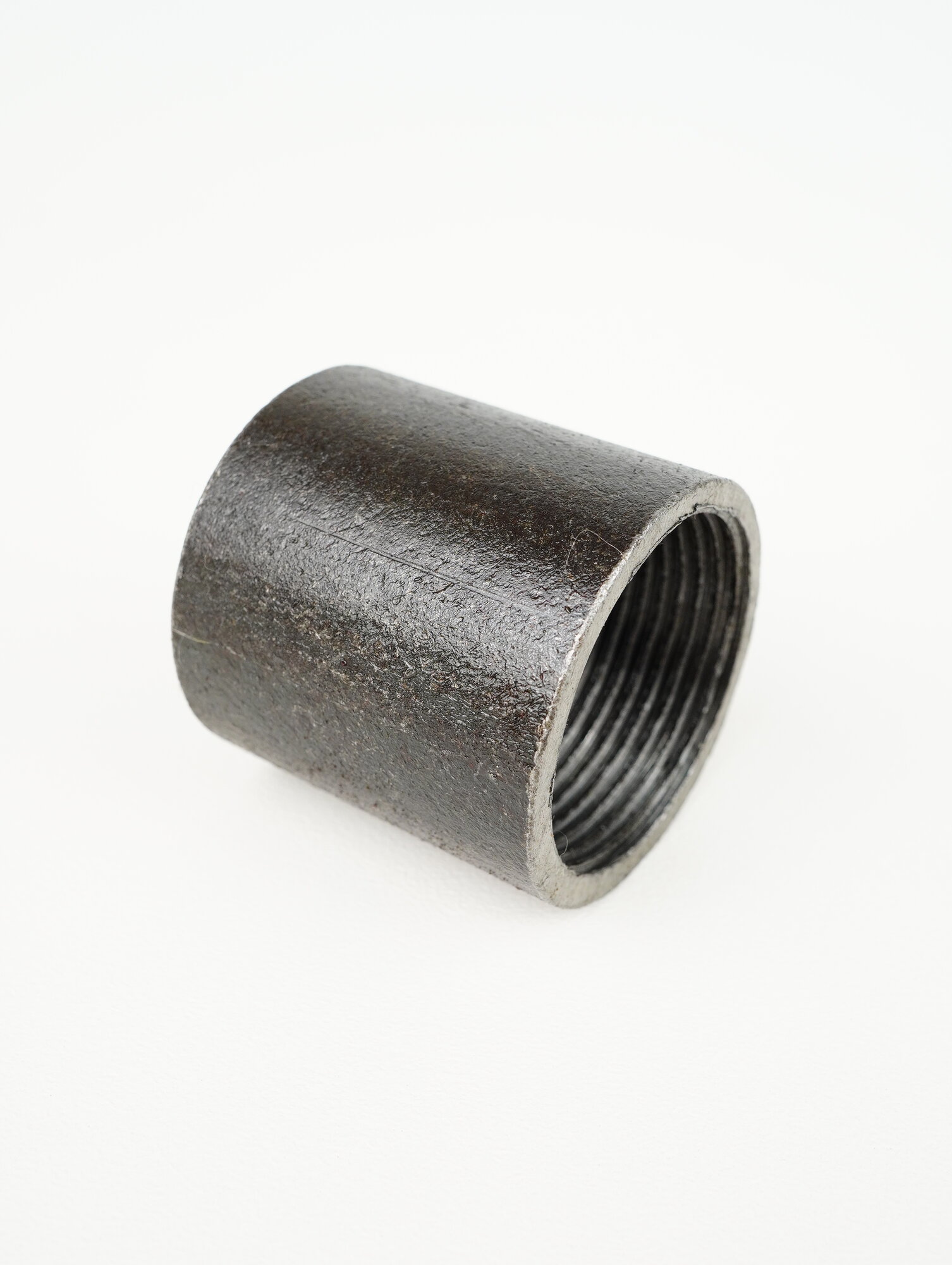 Муфта стальная 1 1/4 дюйма, без фаски (Ду-32) 1шт.