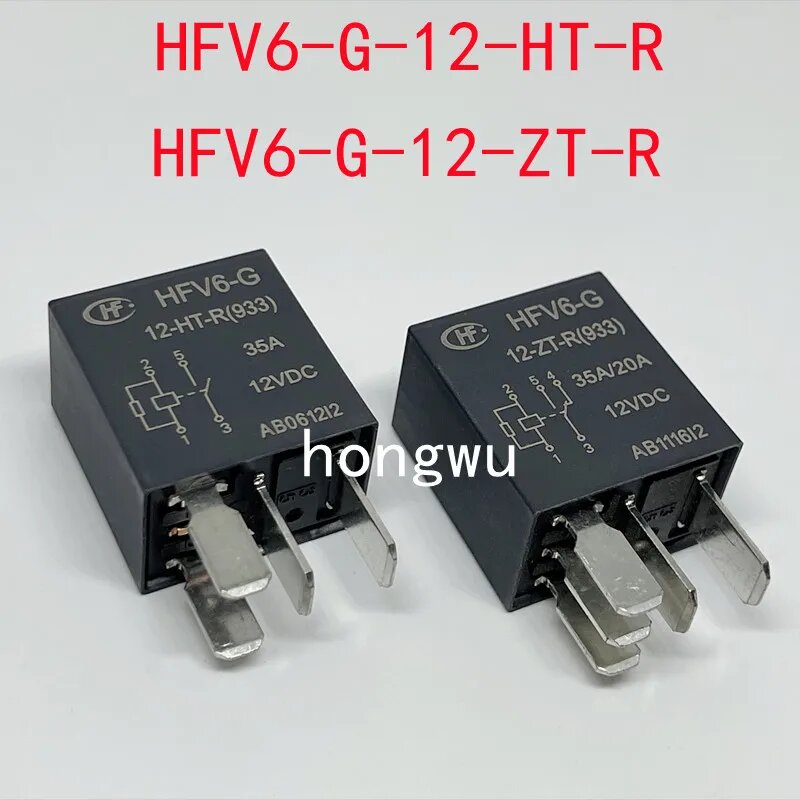 Реле постоянного тока HFV6-G-12-HT-R HFV6-G-12-ZT-R 12В 35А HFV6-G-12-ZT-R 5pins