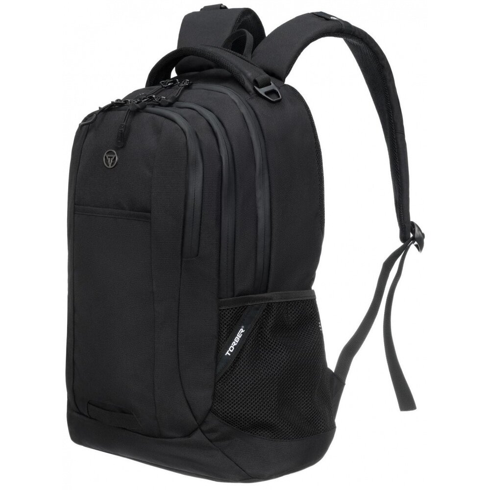 TORBER T2376 Рюкзак torber rockit с отделением для ноутбука 15, полиэстер, 34х16,5х47 см, черный