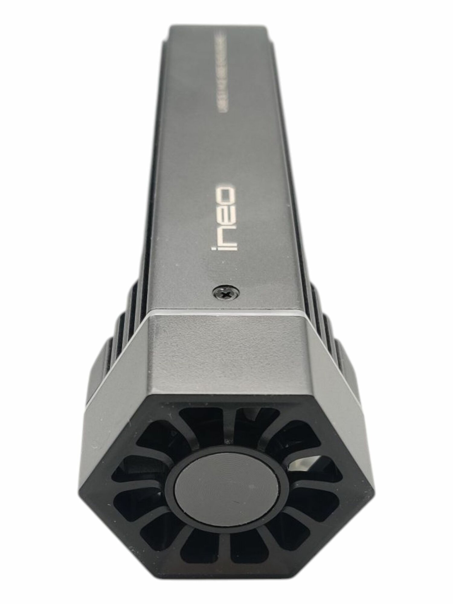 Корпус SSD ссд твердотельного накопителя ineo M.2 NVMe (PCIe) с RGB подсветкой и встроенным охлаждающим вентилятором