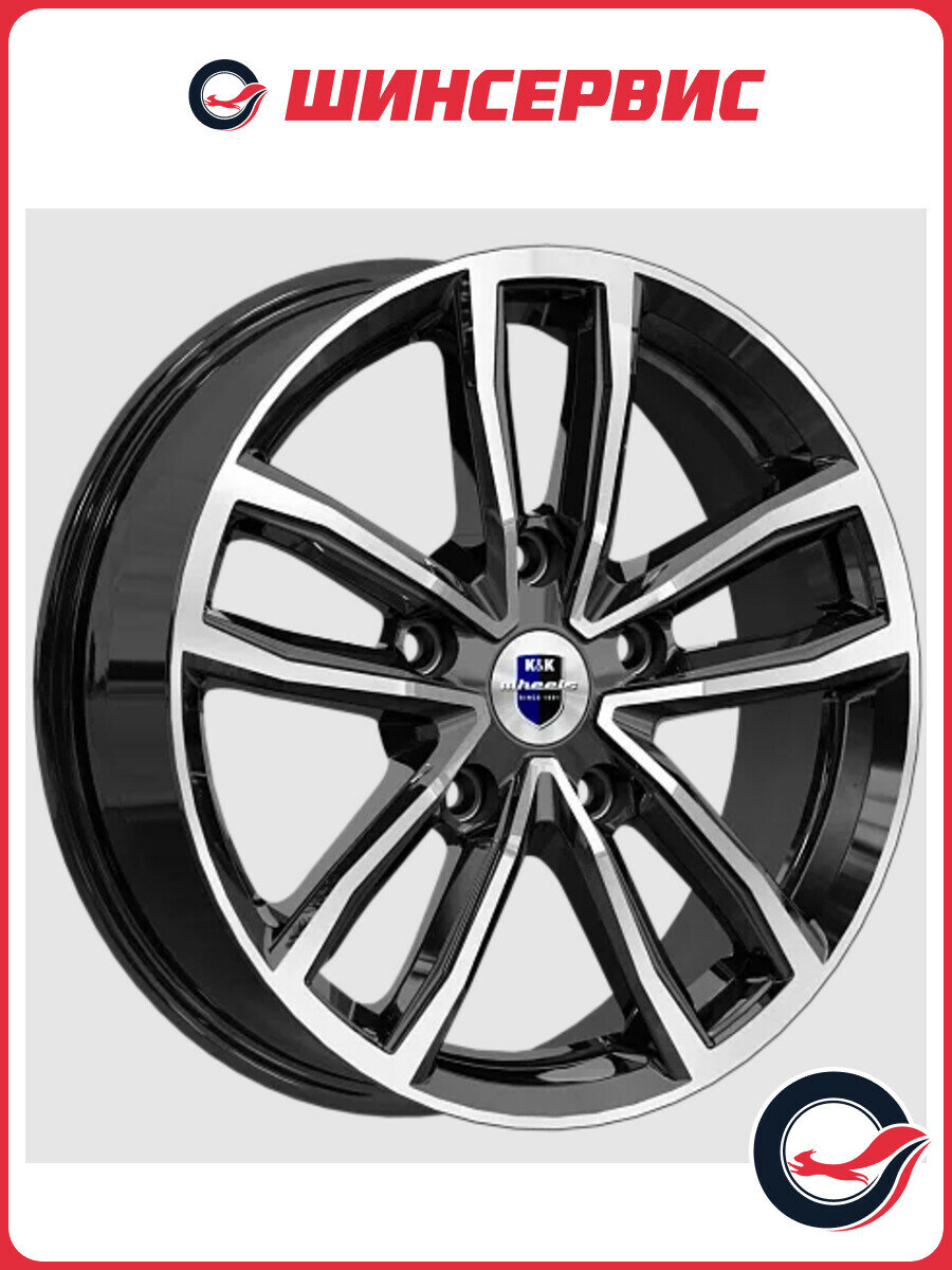 Литой колесный диск КиК Каланг R17x6.5J 5x114.3 ET37 ЦО66.6 для автомобиля