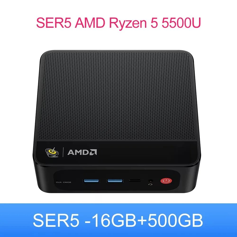 Beelink SER5 MAX Мини-ПК AMD Ryzen R7 6800H/6800U 5500U16GB500GB
