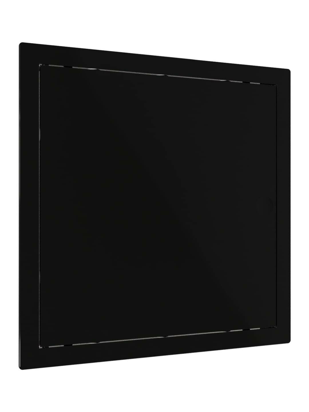 Люк ревизионный LN фланец 200x200 нажимной 224х224 пластик Black EVECS