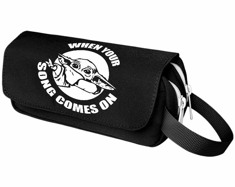 Пенал аниме Star Wars Grogu ( Пенал школьный для девочек и мальчиков ) -KP