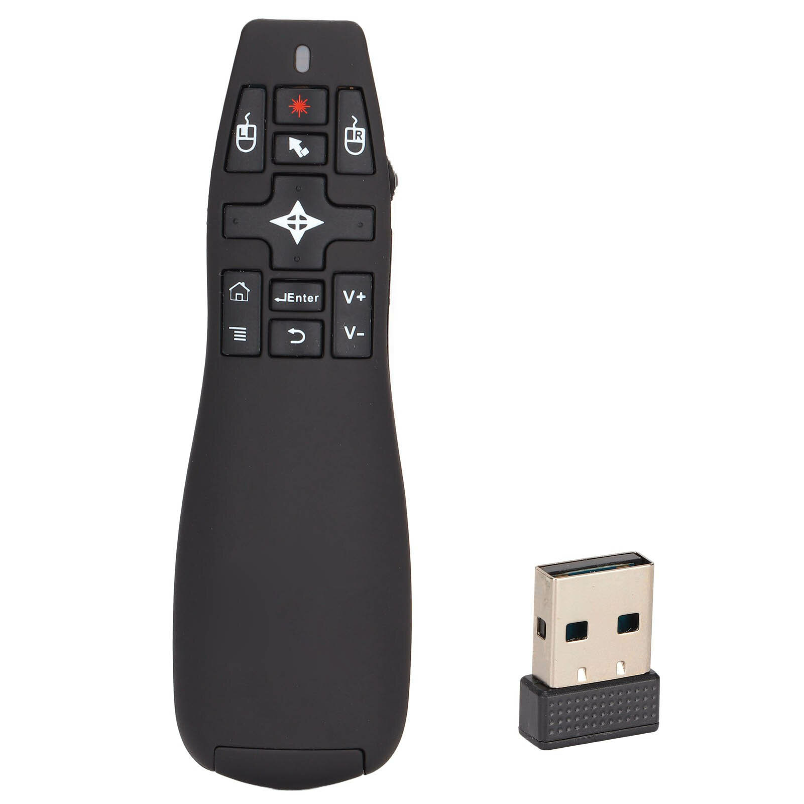 Презентационный кликер USB 2,4 ГГц с функцией воздушной мыши, плавная работа, беспроводной пульт дистанционного управления презентером для встреч