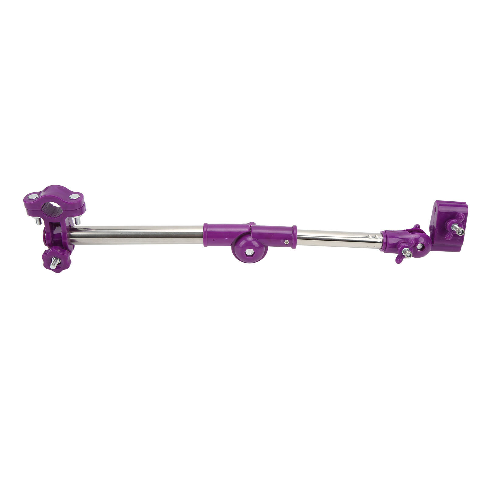 Объект велосипеда из нержавеющей стали стоят на 360 градусов, поворачивающаяся на открытом воздухе, затенение зонтика Holderpurple