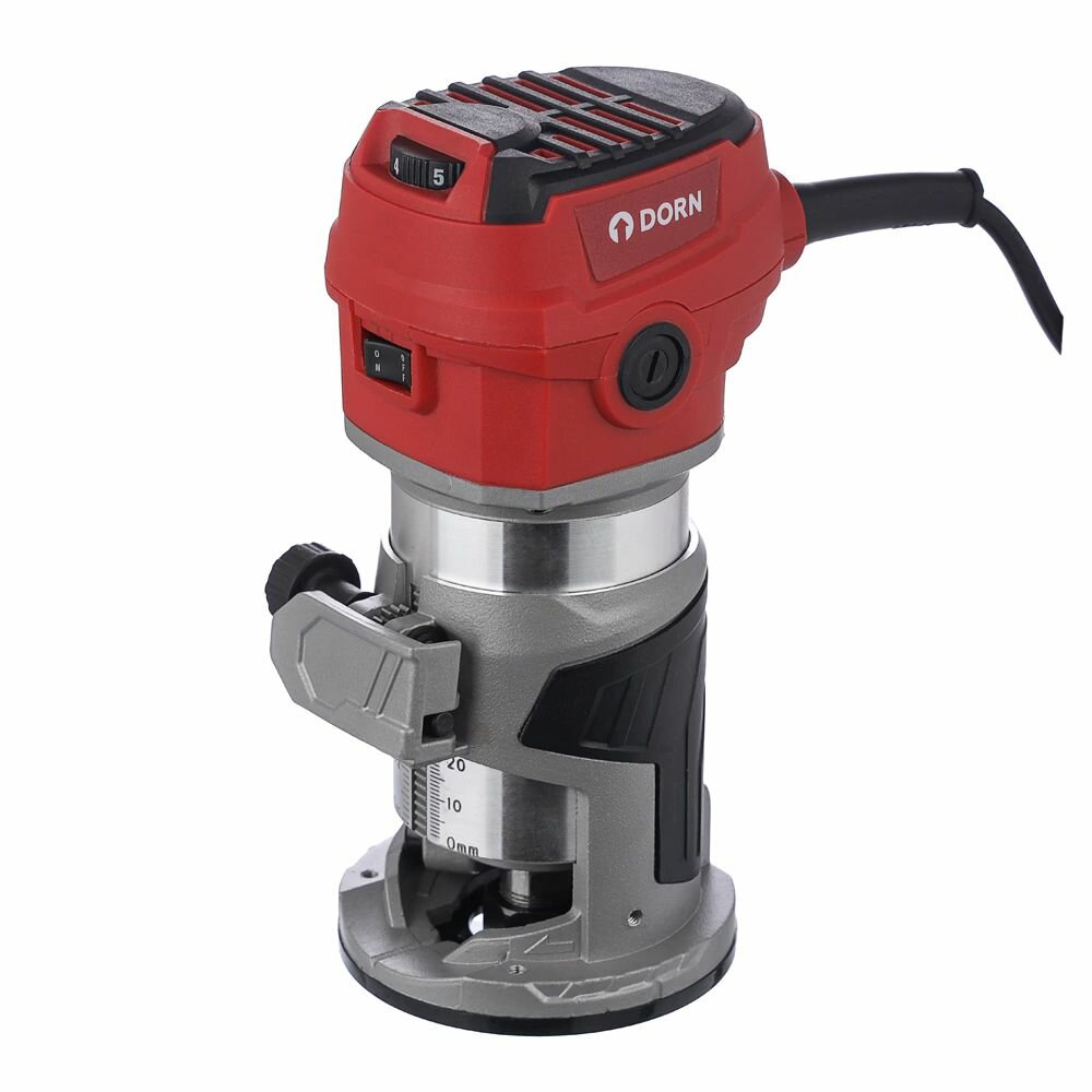 Кромочный фрезер DER-710, 710 Вт цанга 6/8 мм