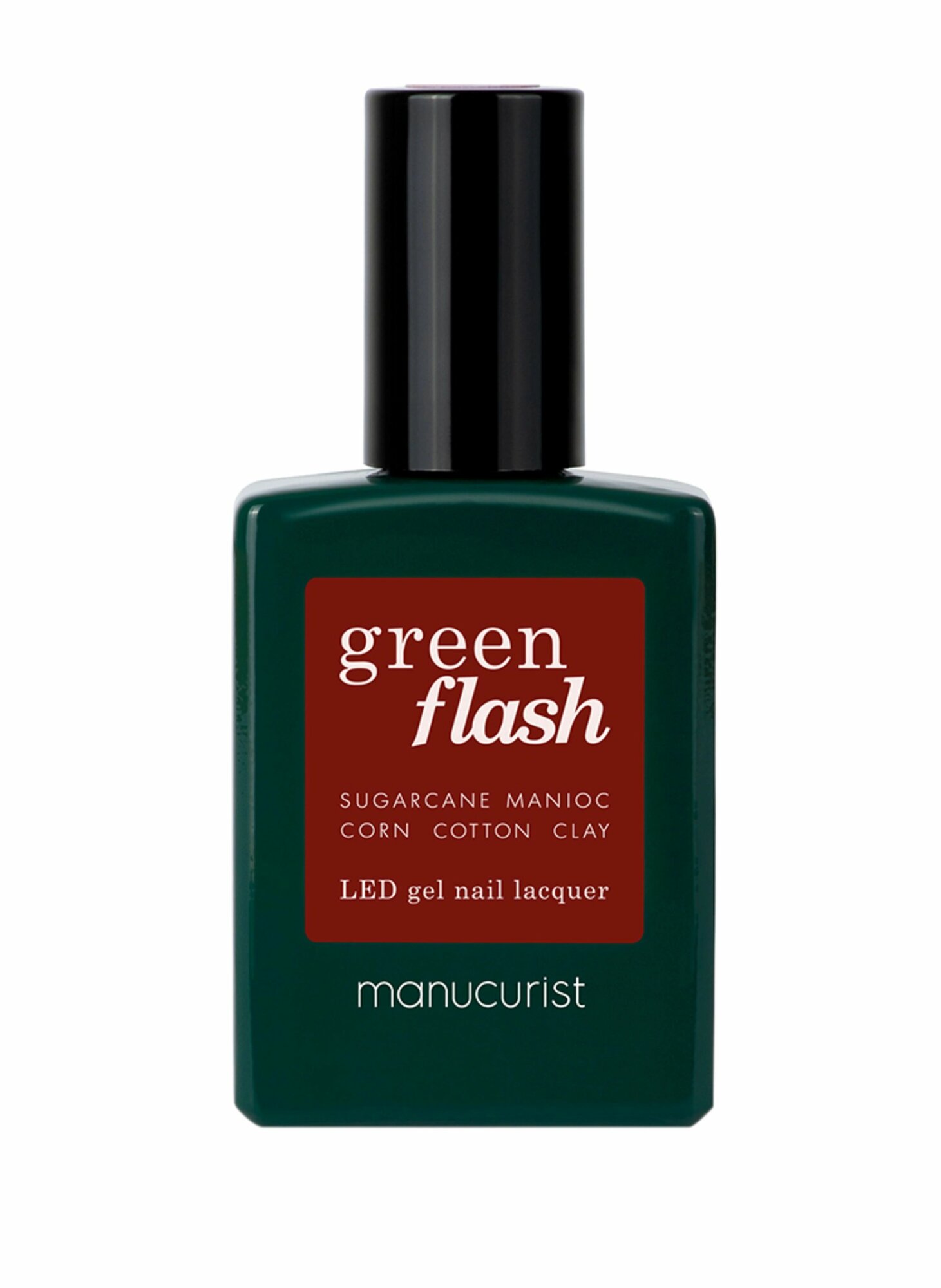 Manucurist Лак для ногтей GREEN FLASH - LED NAIL LACQUER DARK PANSY