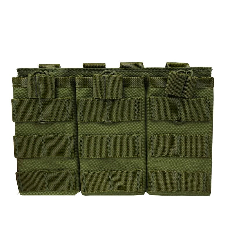 Тактический подсумок для магазинов Green Triple Mag Bag