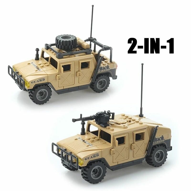 Внедорожник Lego Special Police Humvee, черный, бронированный, желтый, для детей от 6 до 18 лет