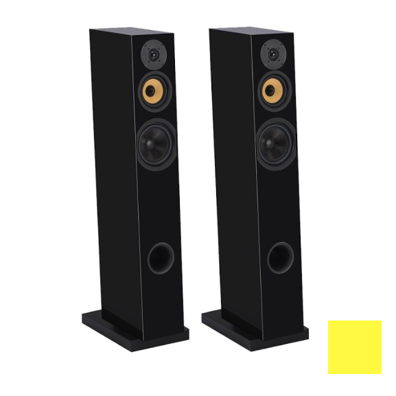 Напольная акустика Davis Acoustics Courbet 7 Yellow Gloss