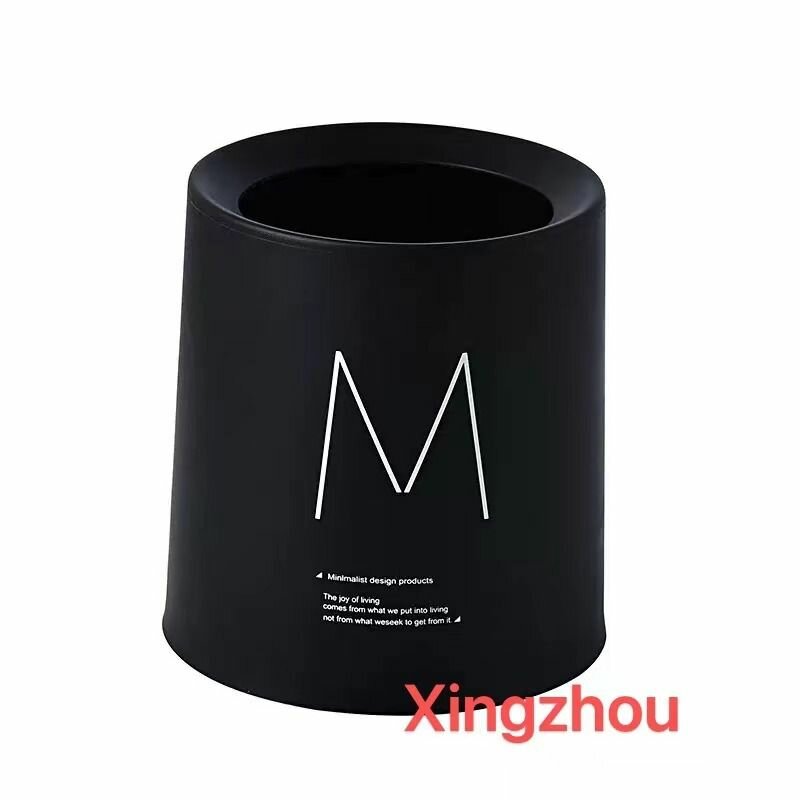 Настольное белое маленькое мусорное ведро для еды