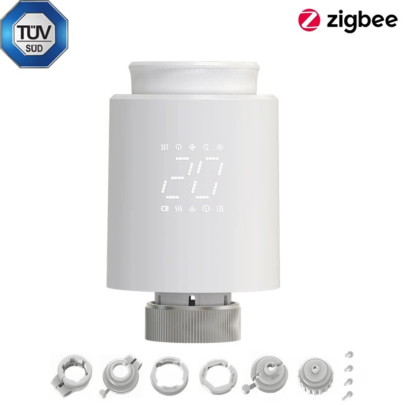 Умный термостат радиаторный клапан EZAIOT Zigbee