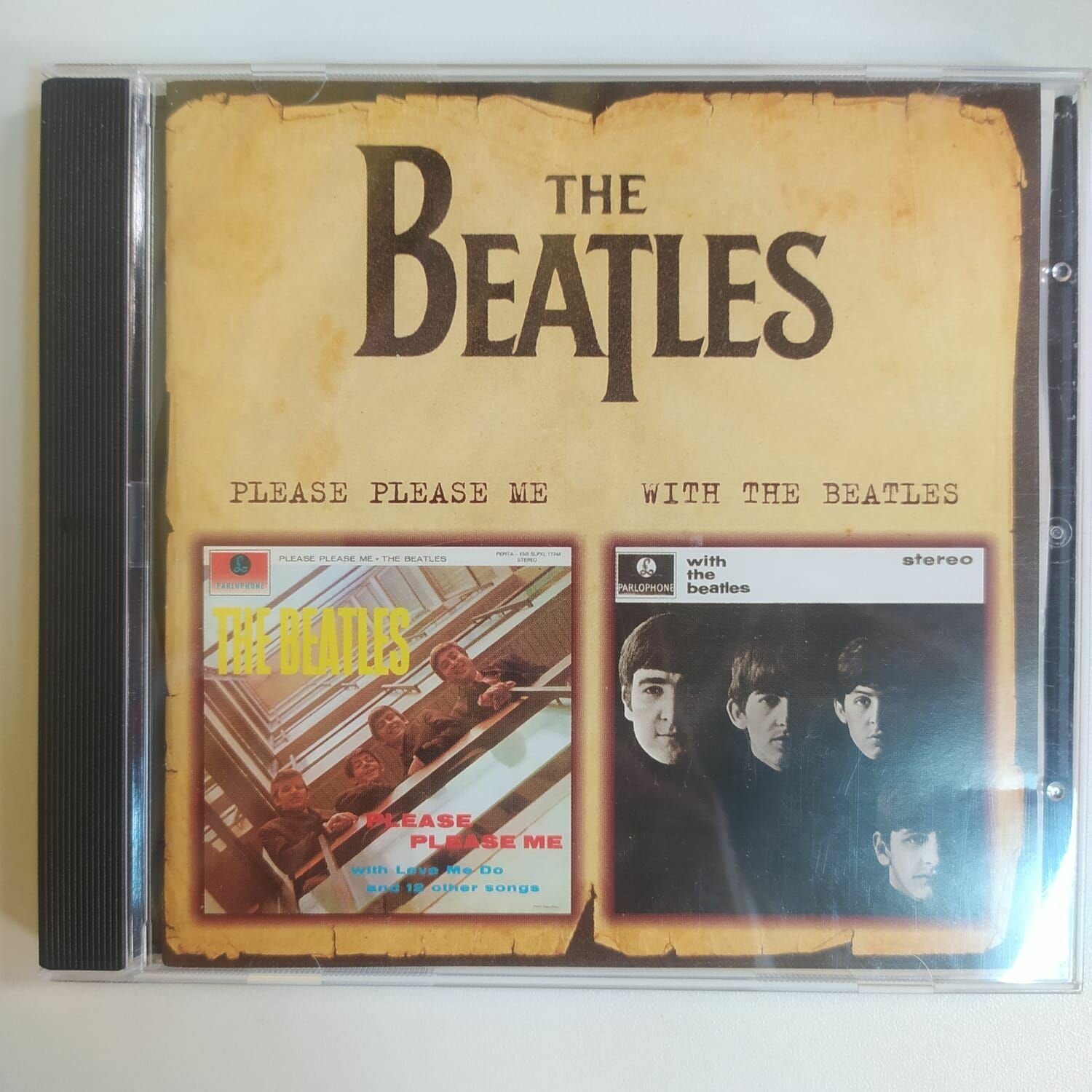 Компакт диск CD The Beatles - Please Please Me / With The Beatles (Россия 2000г.) (Bootleg)