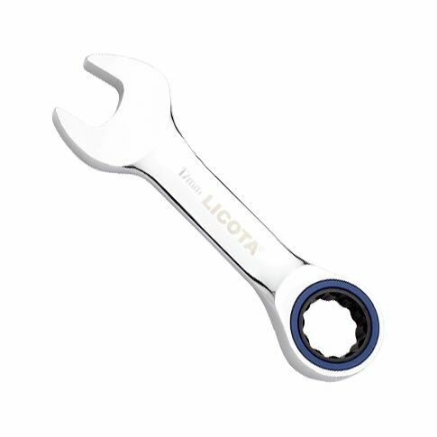 Ключ комбинированный трещоточный короткий 72 зуба 17 мм LICOTA ARW-10M17