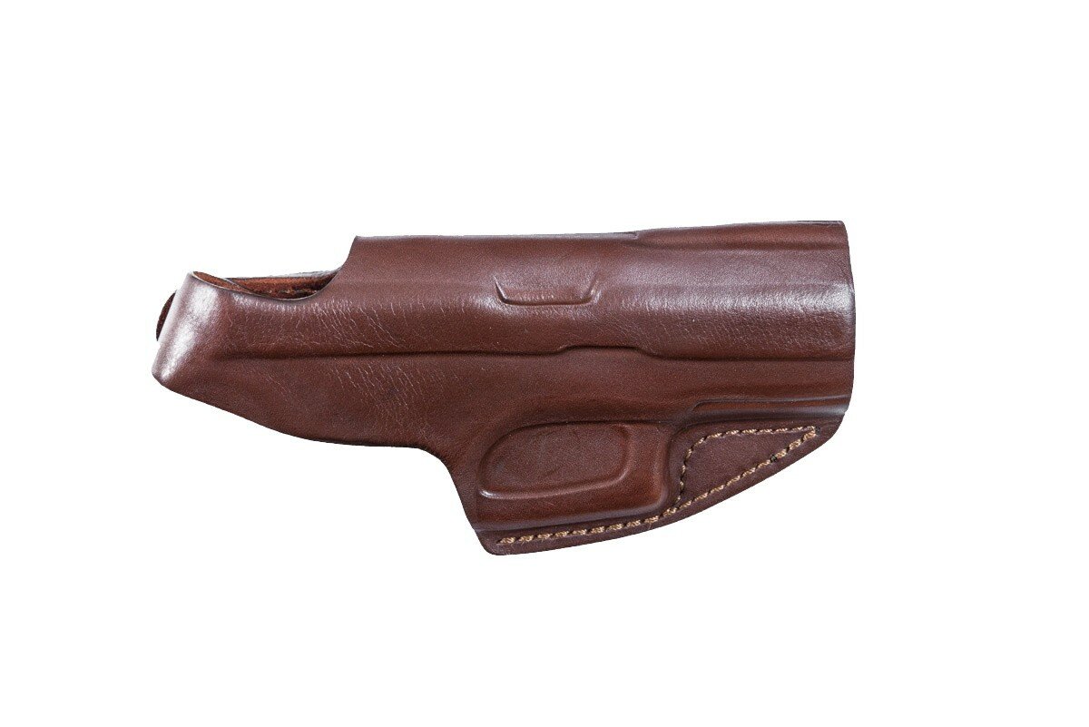 Кожаная кобура Grand Power Jz T10 закрытого типа коричневого цвета для скрытого ношения