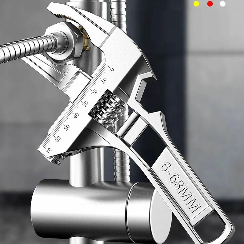 Многофункциональный ключ для ванной комнаты, смесители для унитаза, ремонтный ключ, размер 6-68 мм, большой