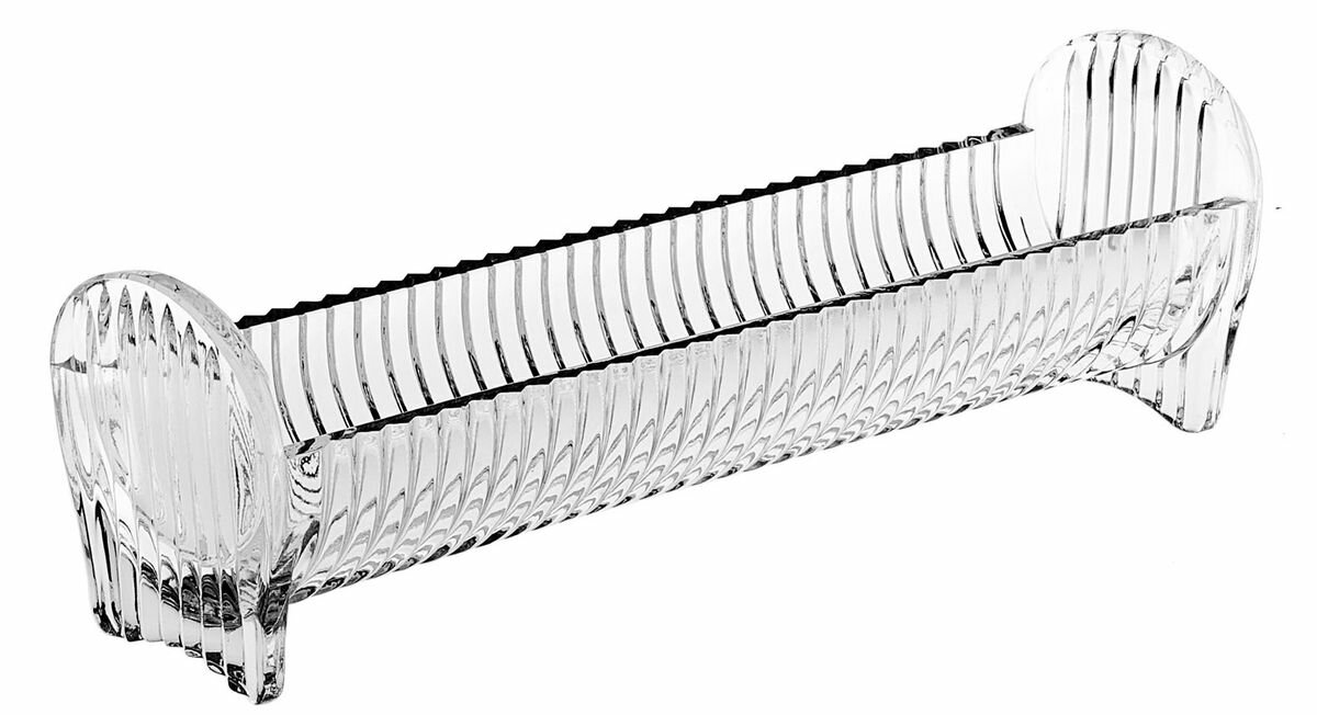 Салатник для крекера "TRAYS", 23 см, хрусталь, Crystal Bohemia/ БПХ026