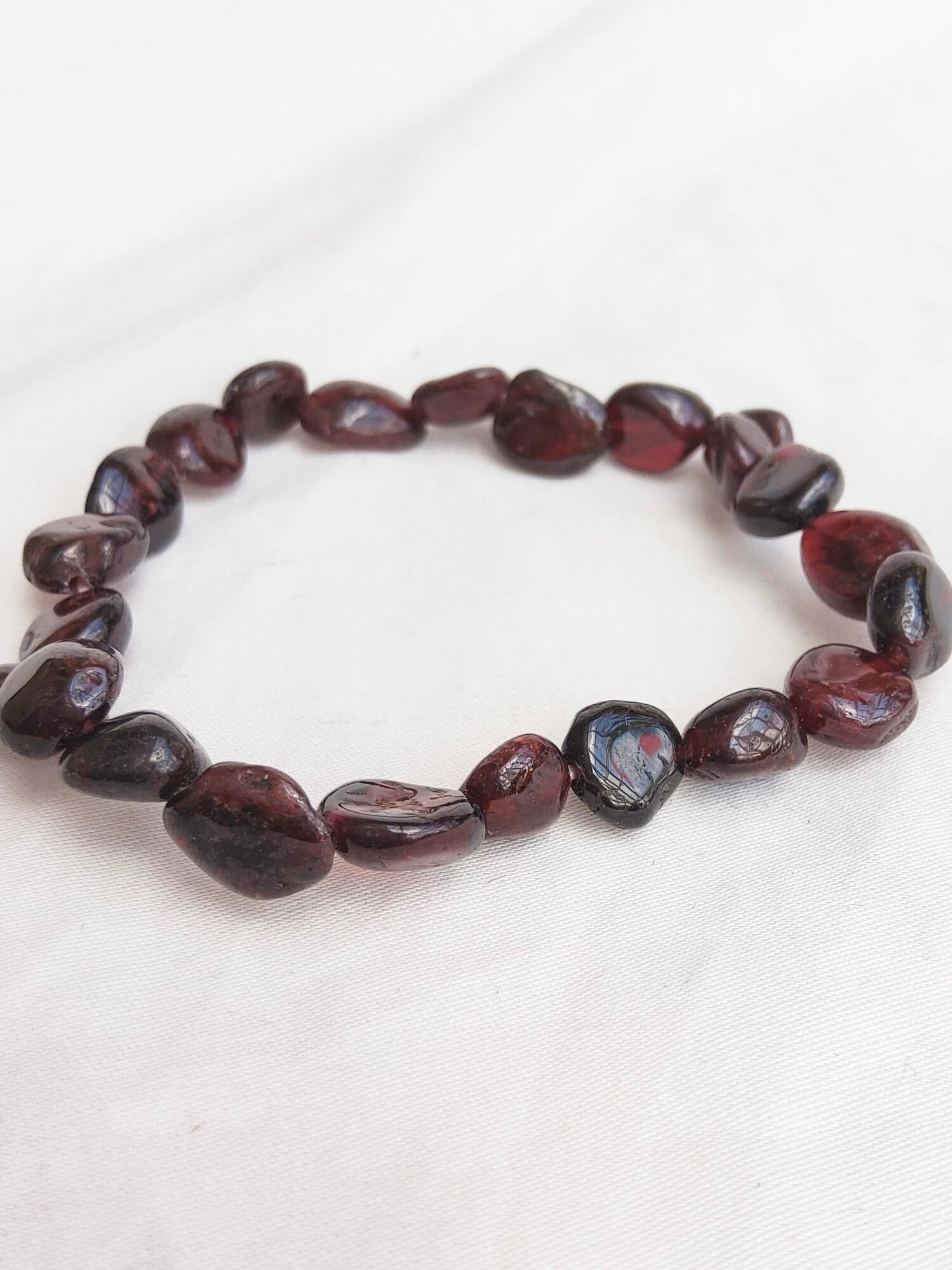 Браслет, гранат