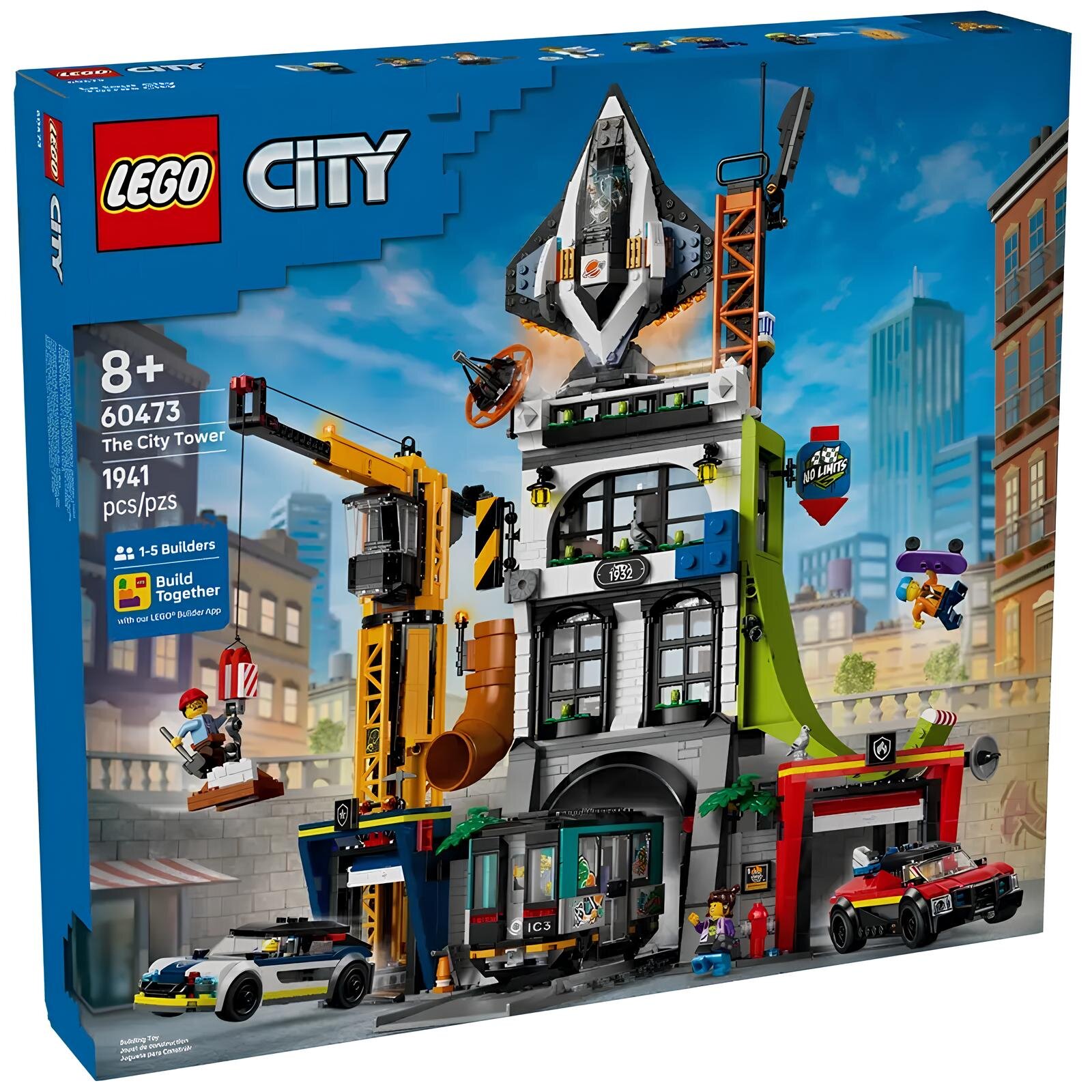 Конструктор LEGO City 60473 Городская башня