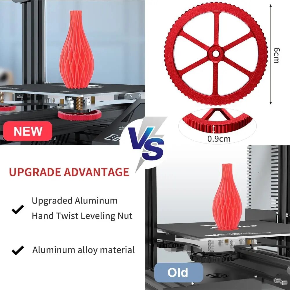 Официальное обновление пружин Creality Ender 3 Pro, пружины кровати для 3D-принтеров, пружины выравнивания кровати Ender 3, совместимые с серией Ender 3 — фото 1