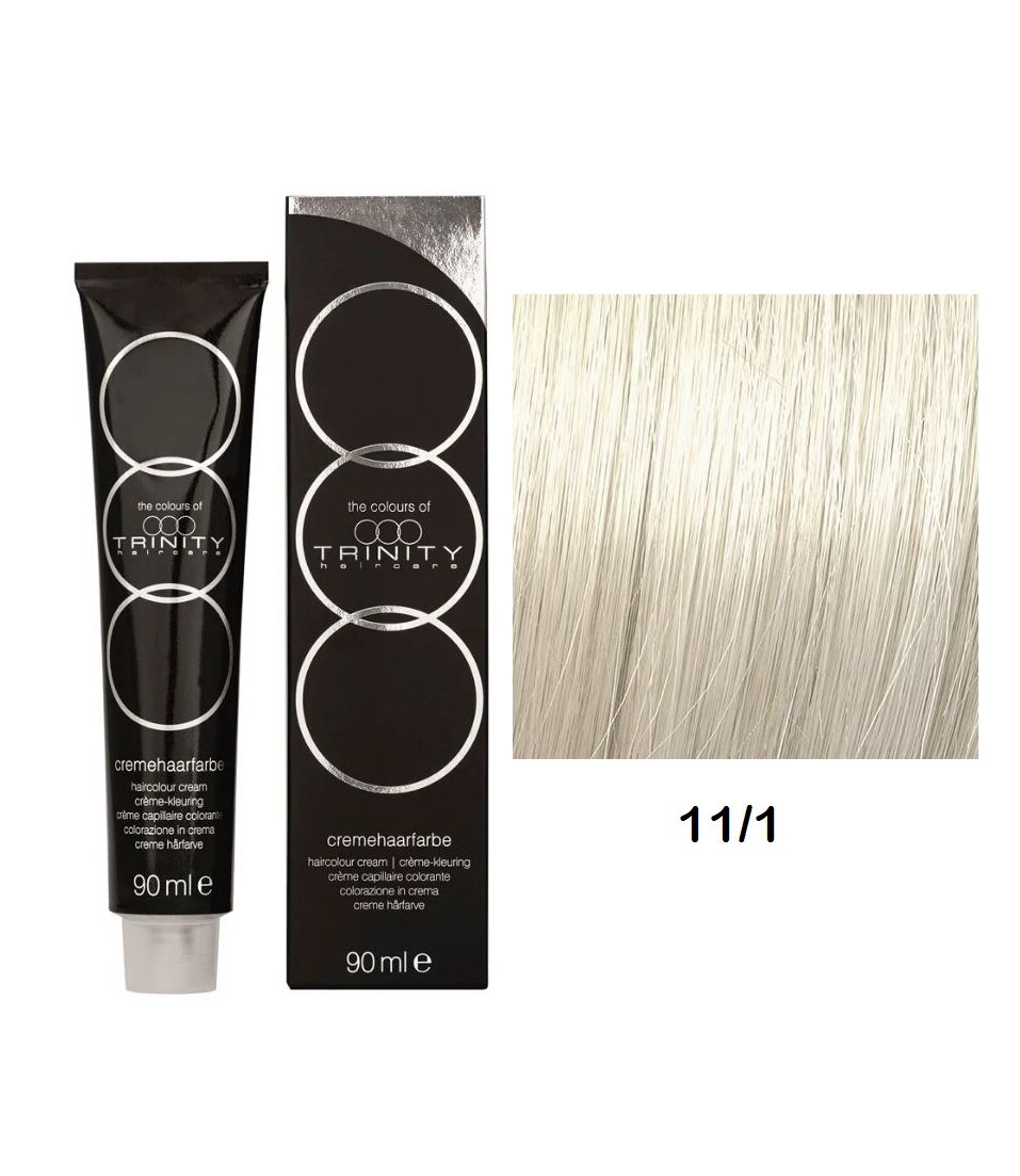 Trinity COT Тринити Стойкая краска с кератином 90 мл - COT 11/1 Специальный блондин пепельный