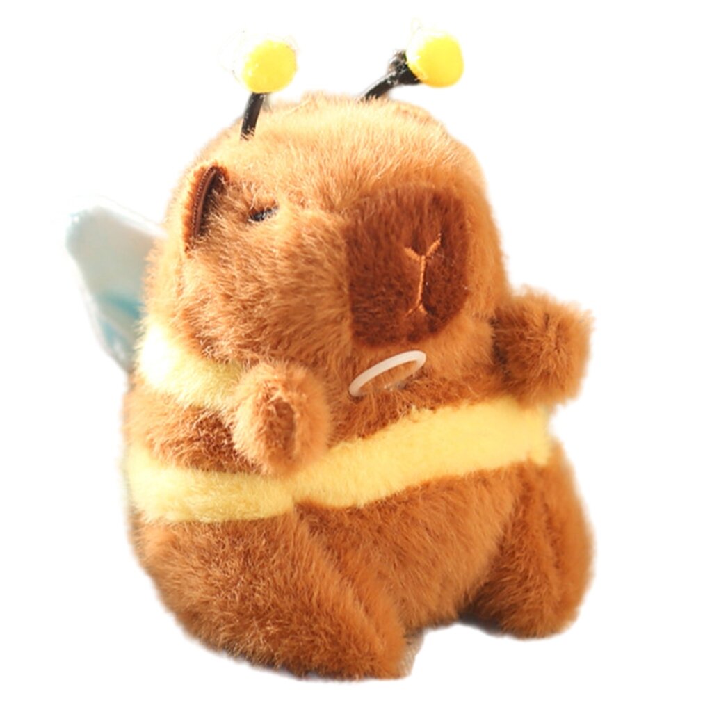 Милые милые крылья вибрирующие движущиеся пчела капибара подвеска плюшевая игрушка
