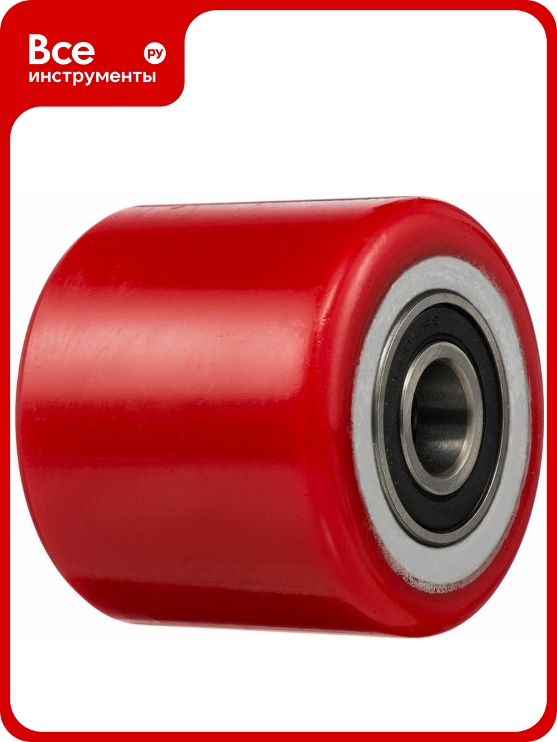 Ролик (80x70 мм; полиуретан/сталь; шариковый подшипник ось 20 мм; г/п=320 кг) Стелла-техник R-02-70
