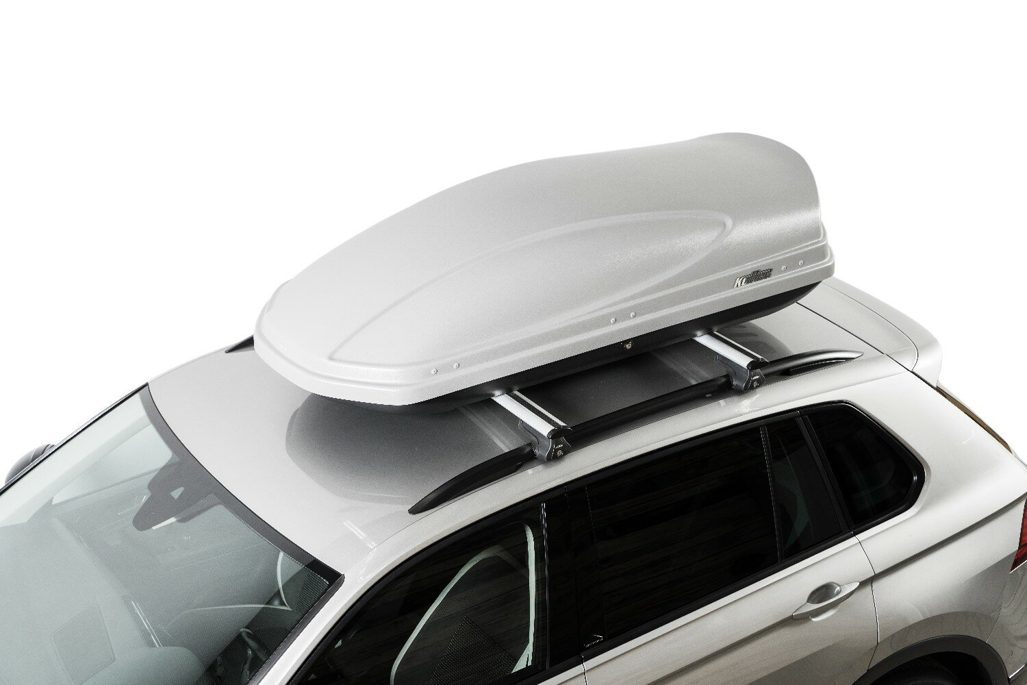 Автомобильный бокс (багажник на крышу) Koffer 1780х760х450 серый матовый (du.