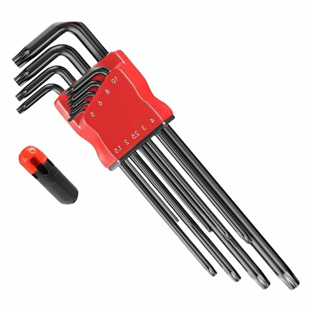 9шт Набор Торкс Ключей с Антискользящим Покрытием