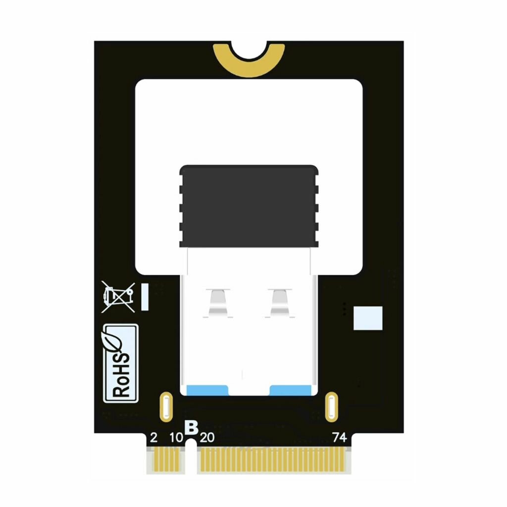 Ключ M.2 B для подключения Bluetooth разъема WWAN 4G к сетевой карте USB Wifi MyPads