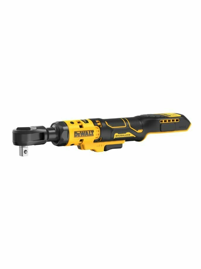 Аккумуляторный угловой гайковерт DEWALT, с трещоткой, 18 В, 95 Нм, 250 об/мин, с АКБ 2 Ач и ЗУ, в чехле