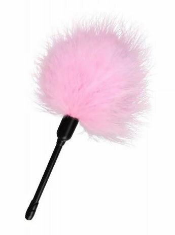 Щекоталка розовая Le Desir 21 см пушистая игрушка для романтических игр