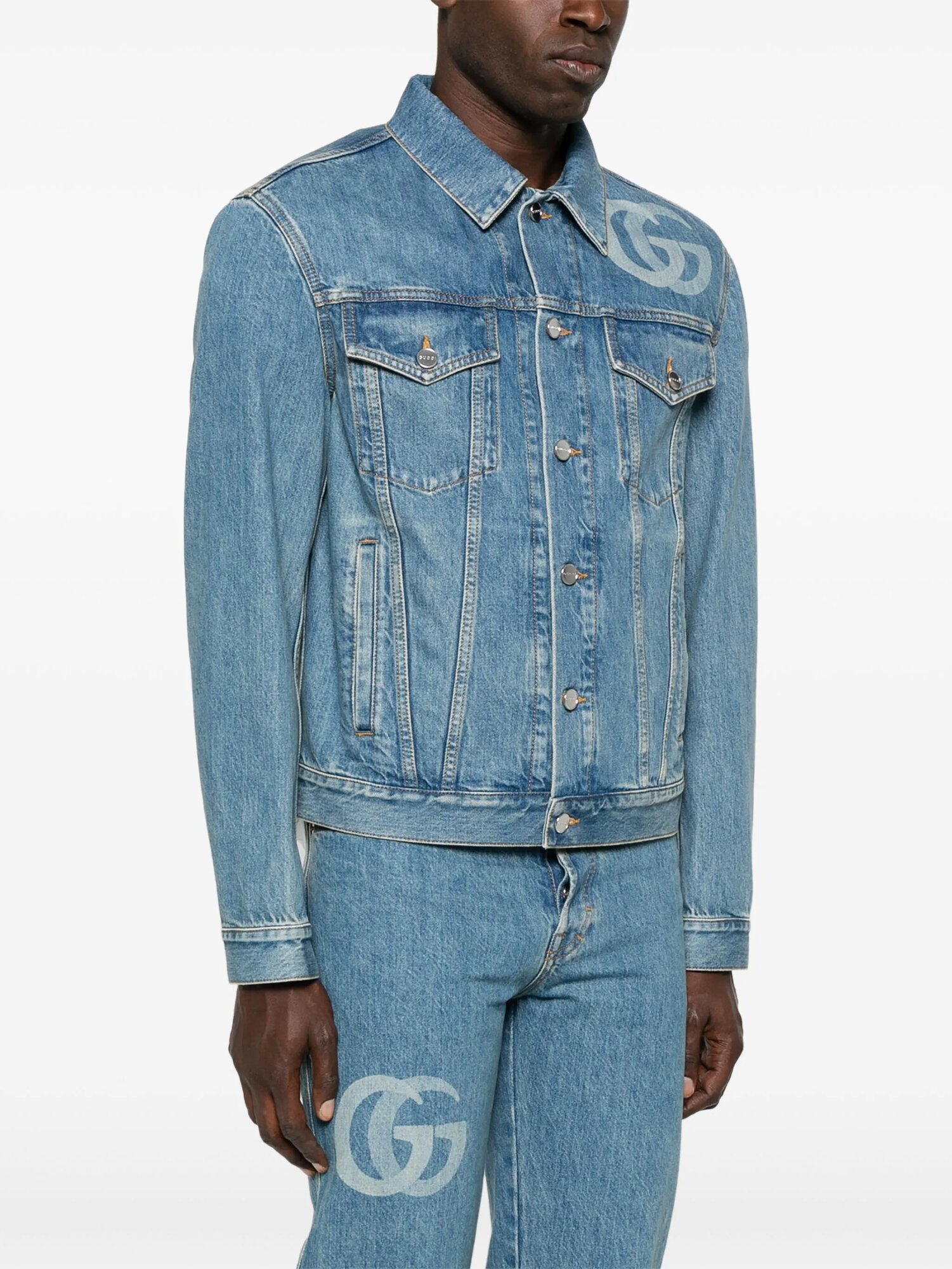 Куртка GUCCI, размер 50, blue — фото 1