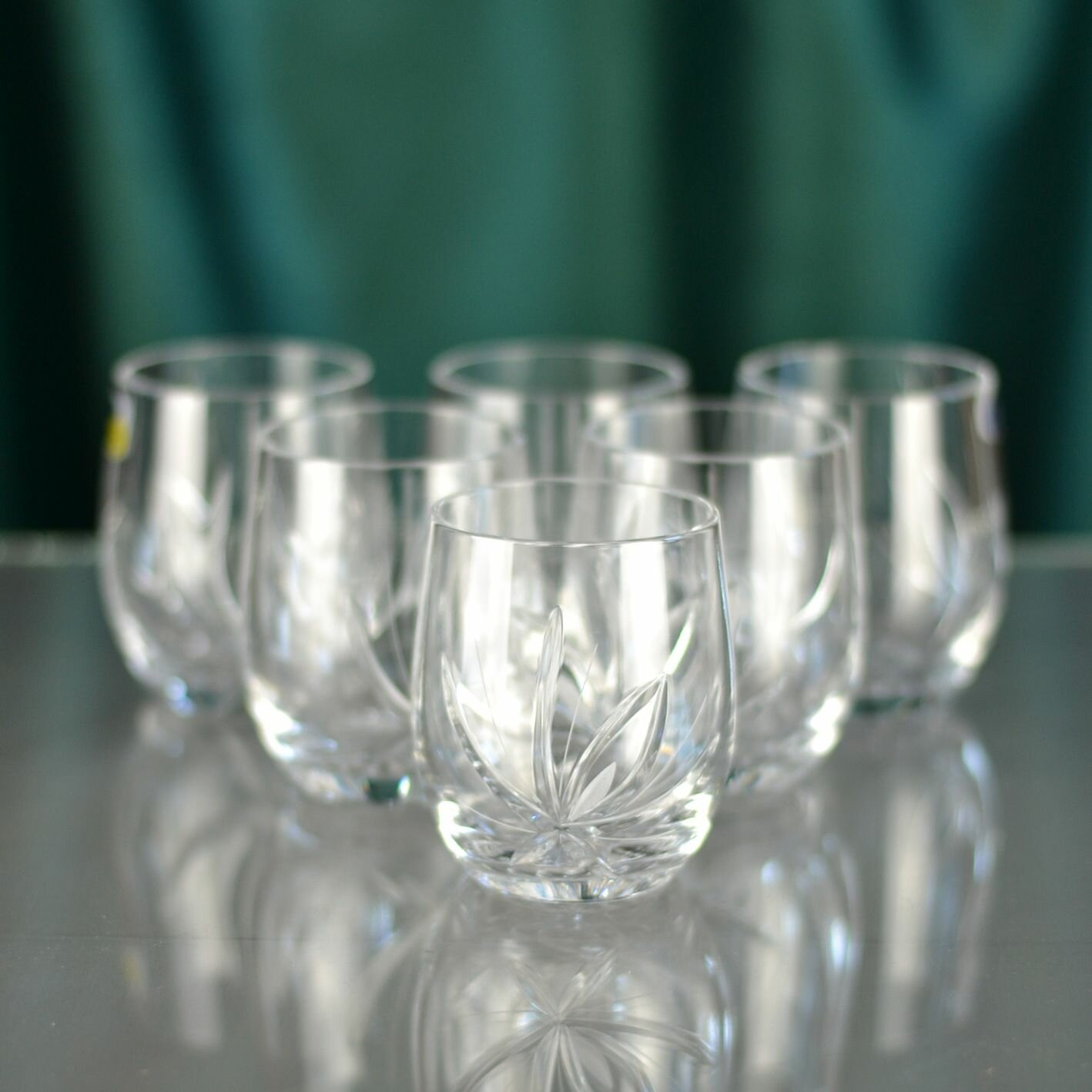 Стаканы хрусталь Неман стеклозавод набор 6 шт, 200 мл, (5108 900/43), для коктейлей, виски, напитков, вина