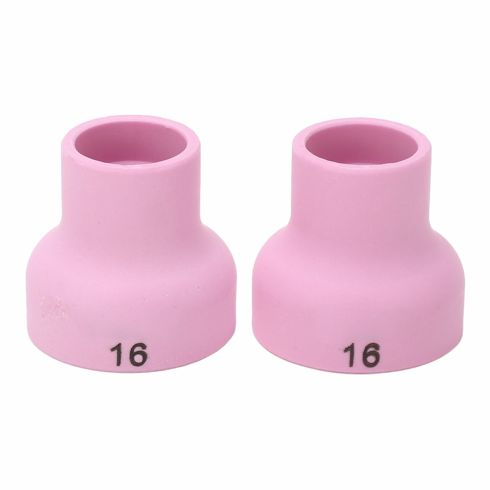 Аргонодуговая сварочная горелка с керамическим соплом 16# розовое центральное отверстие 2,4 мм 2шт