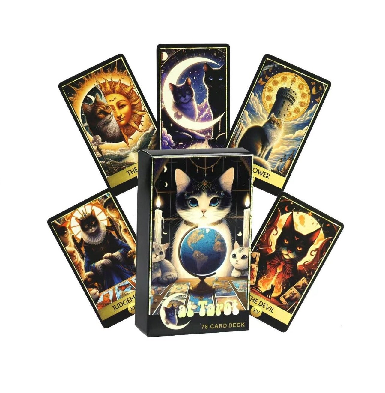 Карты таро Cat taro таро котиков