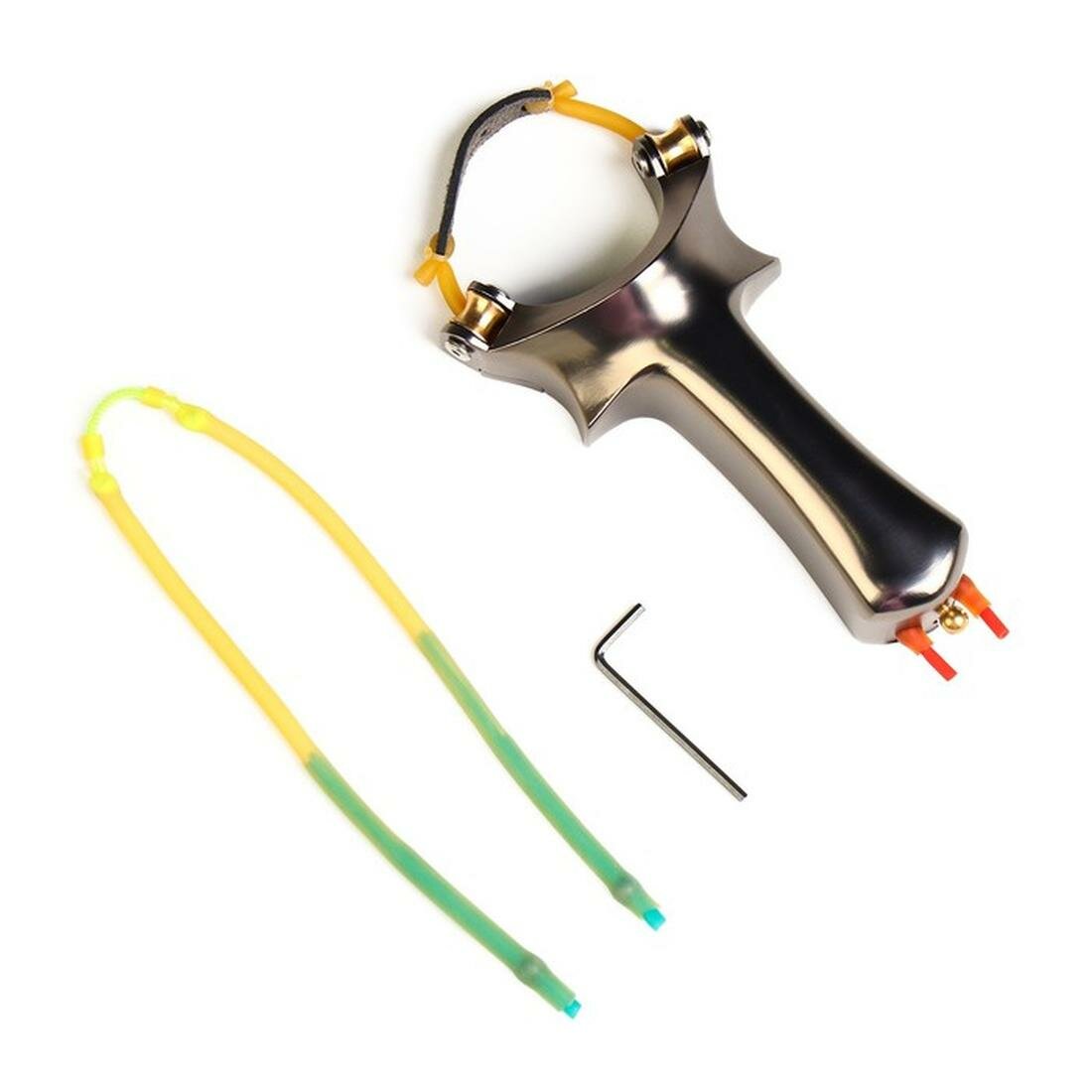 Рогатка спортивная «Графит» со жгутом для стрельбы стрелами, металл, 14 см