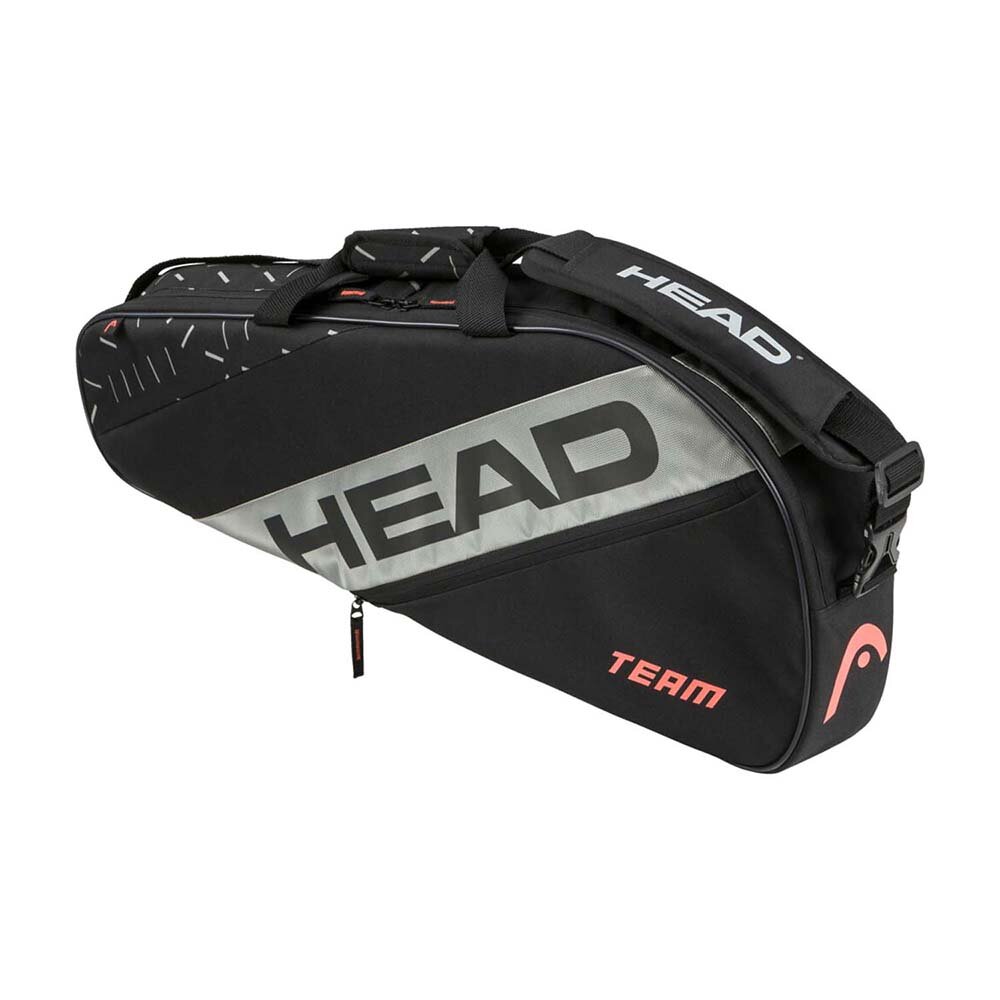 Сумка-чехол HEAD Team Racquet Bag S, 262234-BKCC, с карманом, на 3 тен. ракетки, черный