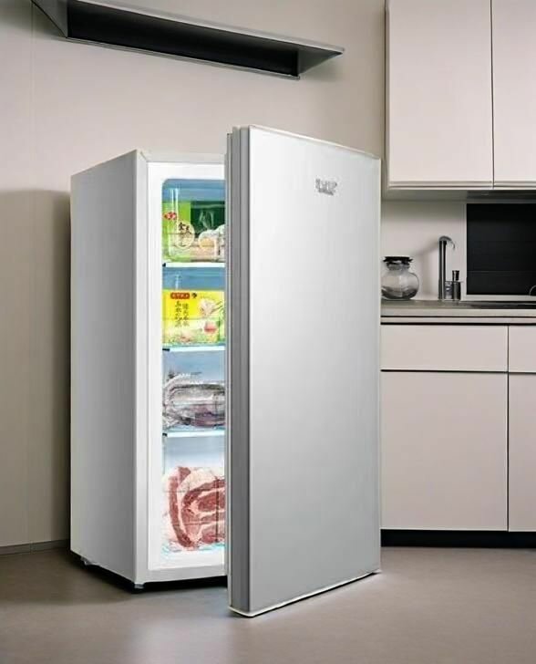 Мини-холодильник RetroCool: двухкамерный, класс А+, идеален для малогабаритных кухонь