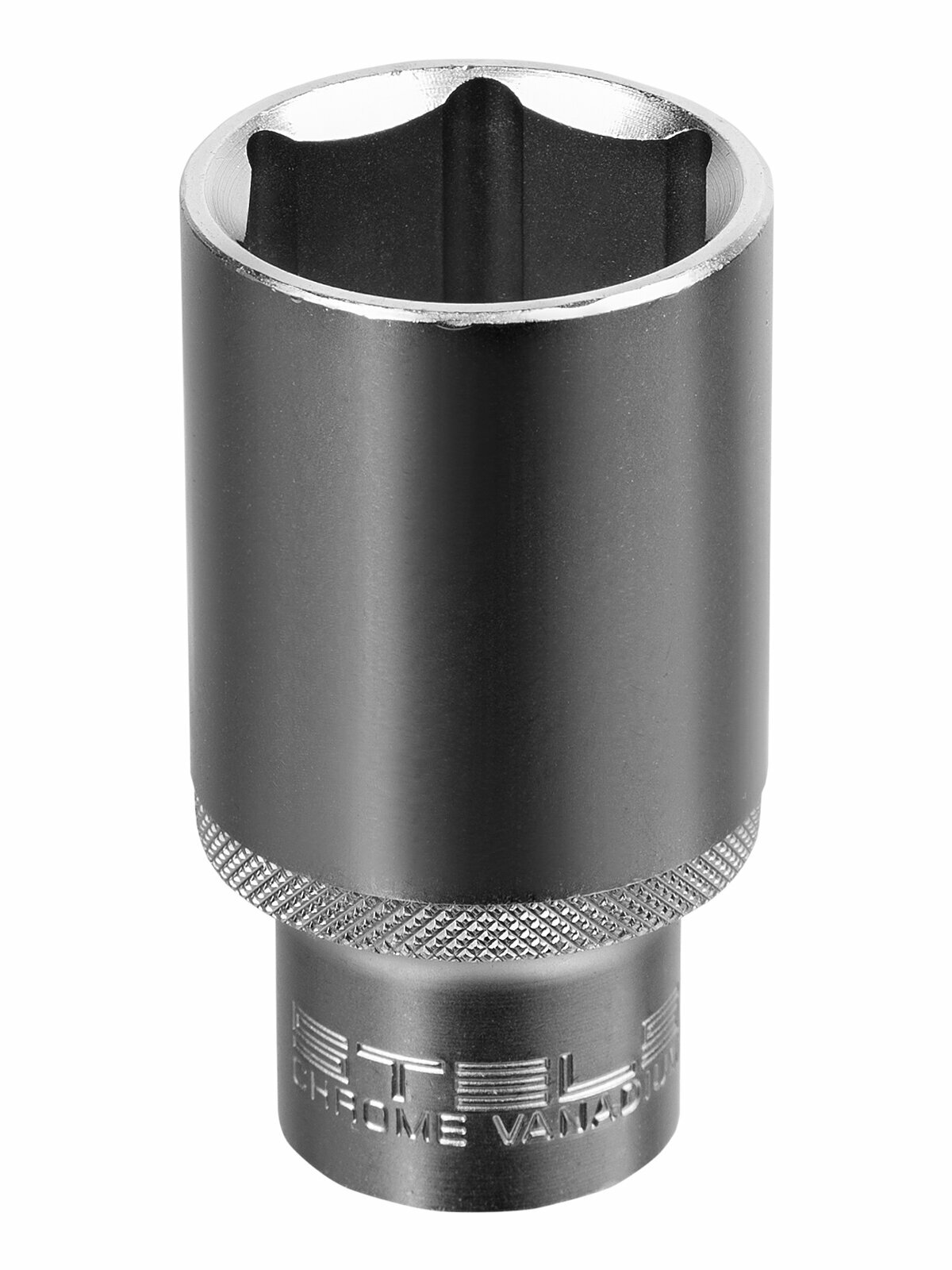 Головка торцевая удлиненная Stels 30 мм, шестигранная, CrV, под квадрат 1/2 13885