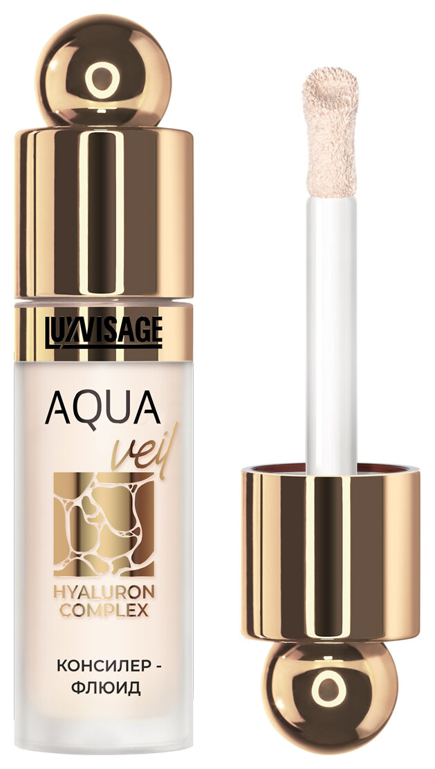 Консилер для лица Luxvisage Консилер-флюид Aqua Veil Hyaluron Complex - Белорусская косметика