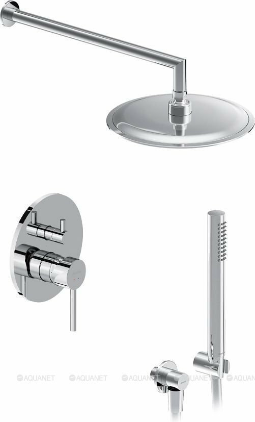 Душевой комплект Damixa Scandinavian Pure 936520000 хром (с внутренней частью)